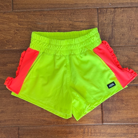 Tiger Friday | Bottoms | Tiger Friday Vibrant Lime Green And Coral ...